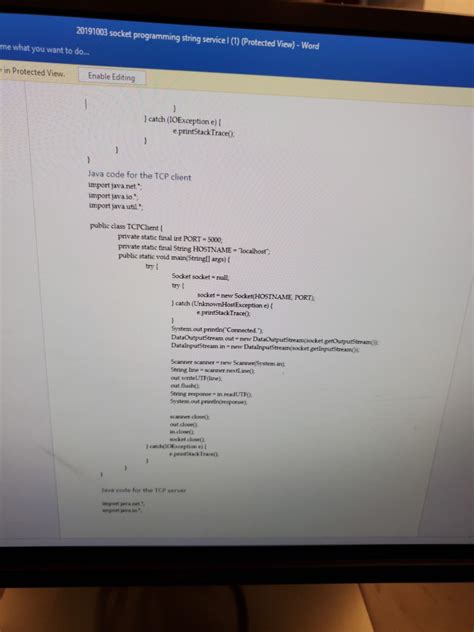 Solved E 20191003 Socket Programming String Service I 1