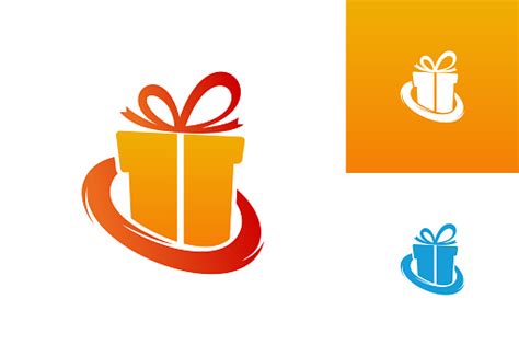 기프트 샵 로고 템플릿 디자인 벡터 엠블럼 디자인 컨셉 크리에이티브 심볼 아이콘 나비매듭에 대한 스톡 벡터 아트 및 기타 이미지 나비매듭 리본 추상적인 Istock