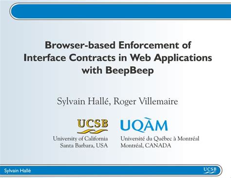 Browser Based Enforcement Of Interface Contracts In Web Applications