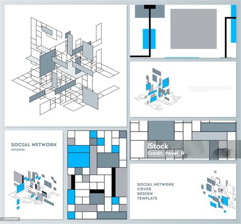 인기 있는 형식으로 현대 소셜 네트워크 모의 광고의 편집 가능한 레이아웃의 최소한의 추상적인 벡터 일러스트 추상 다각형 배경 화려한 모자이크 패턴 복고풍 바우하우스 드