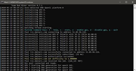 Teamredminer 071 Fast Kawpow Miner For Amd Graphics Cards