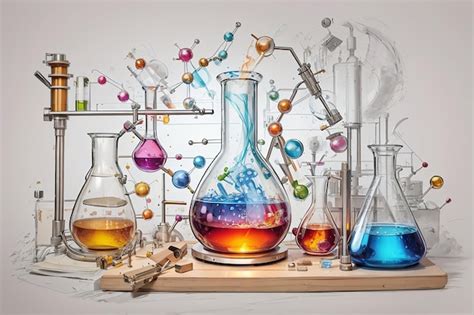 Application Oriented Chemistry Premium Ai Generated Image