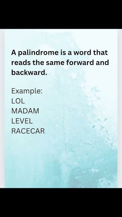 day 2 question palindrome pythoncode interview pythoncode pythoninterview