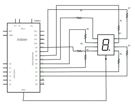 Cooper Maa Arduino 筆記 Lab7 使用七段顯示器製作倒數功能
