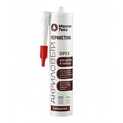 Герметик акриловый Masterteks Profimaster для дерева и паркета орех 290 мл — купить в Москве