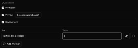 React Licensing Adding The License Key To Ci Services Kendoreact