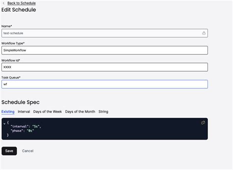Schedule Workflow With Arguments Community Support Temporal