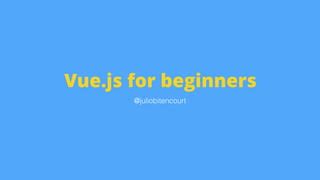 Vue Js For Beginners PDF Web Development Internet