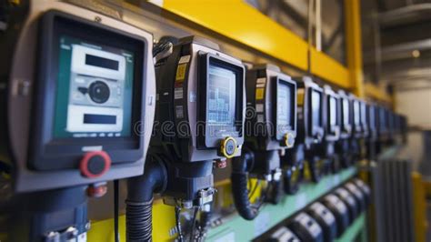 a collection of hightech monitoring devices mounted on machinery