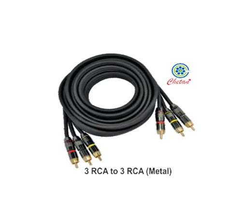 3 Rca To 3 Rca Metal10 Mtr 15 Mtr To 60 Mts Copper At Rs 1980piece