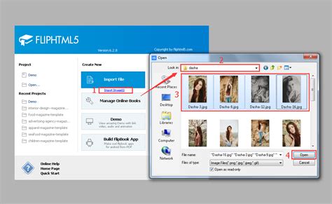 can i import images by using fliphtml5 desktop client fliphtml5 help