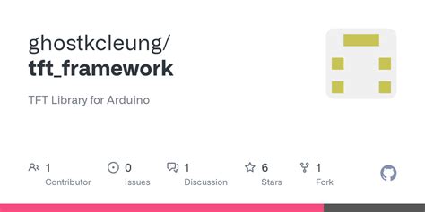 Github Ghostkcleung Tft Framework Tft Library For Arduino