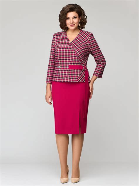 Костюм Mishel Style 411129 брусничный купить с доставкой по России ...