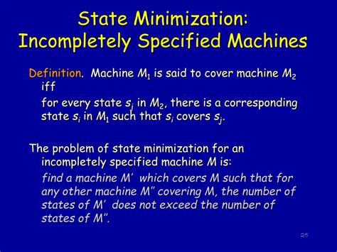 ppt state minimization completely specified machines powerpoint