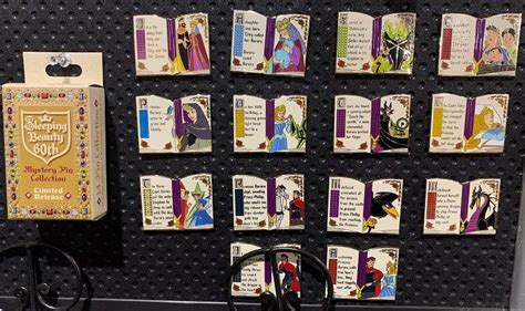 Sleeping Beauty 60th Anniversary Pin Collection Disney Pins Blog