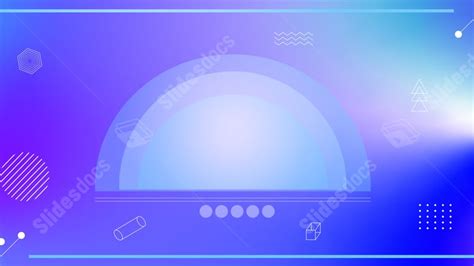 Gradient Technology Line Cool Dazzling Memphis Decorative Pattern