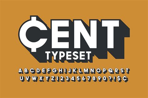 복고풍 3d 디스플레이 글꼴 디자인 알파벳 편지 컴퓨터 글자에 대한 스톡 벡터 아트 및 기타 이미지 컴퓨터 글자 3차원 형태 알파벳 Istock