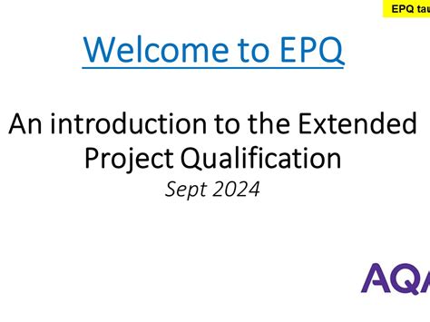 Aqa Epq Taught Element Sessions Teaching Resources