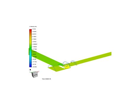 Cfd Flow Through A Vale By Rosatorresr013 Simscale