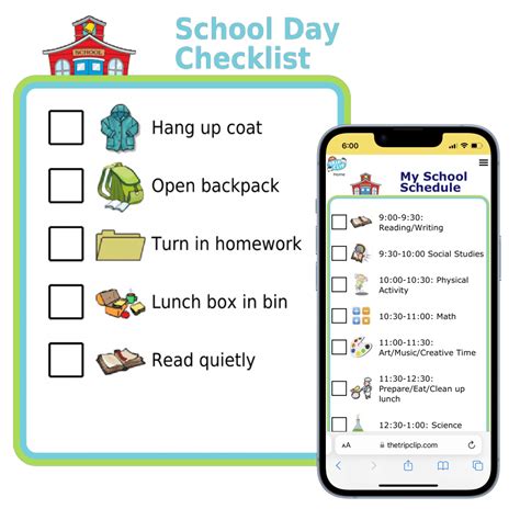Visual School Schedule 5 Types Of Visual Schedules Help Students