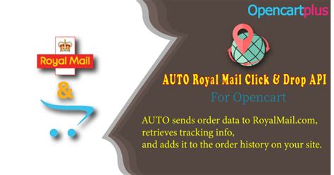 royal mail click and drop api integration for opencart