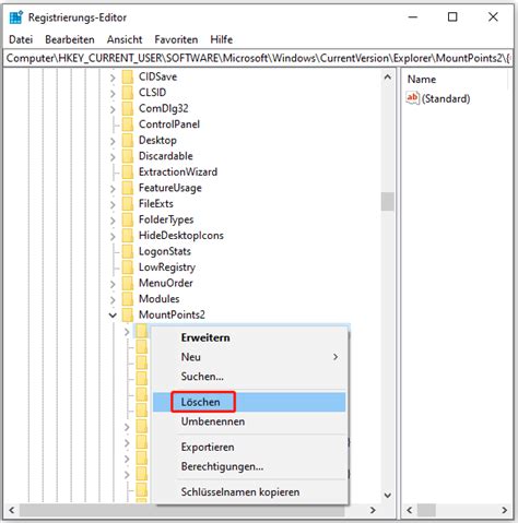 Mit Net Use Delete Netzlaufwerks Trennen Minitool