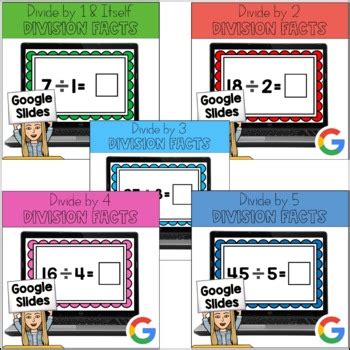 Division GOOGLE SLIDES Bundle - Digital Learning by Let's Talk Teaching