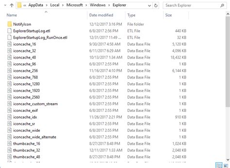 Thumbnail Cache Deleting At Boot In Windows Fall Update AvoidErrors