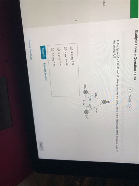 Solved Multiple Choice Question 17 13 3015 5 In The