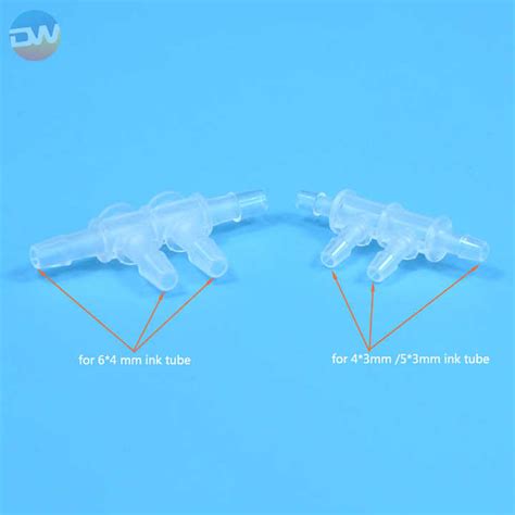 Dtf Printer White Ink Circulation Connector Ink Tube Connector Way Hose Ink Pipi Connector