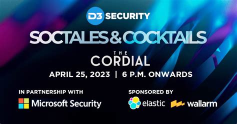 Experience The Future Of Secops With D3s Smart Soar At Rsac 2023 D3 Security