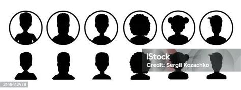 아바타 아이콘입니다 프로필 아이콘이 설정되었습니다 남성과 여성 아바타 세트 벡터 일러스트 레이 션 3 명에 대한 스톡 벡터 아트