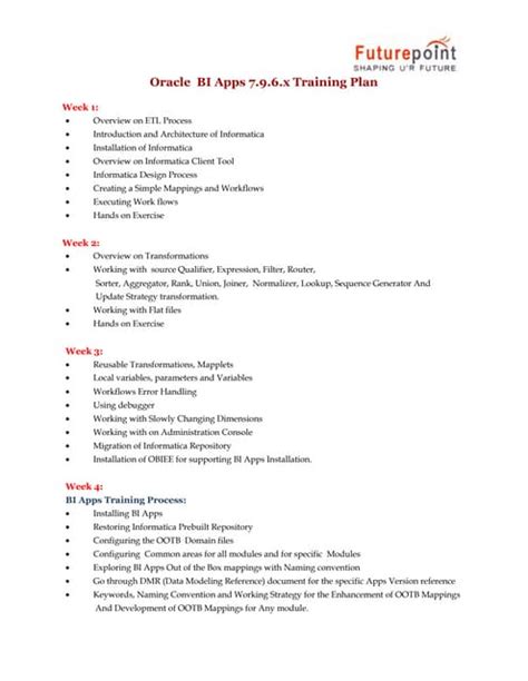Oracle Bi Apps Training Pdf