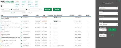 How To Use The Advanced Search Function Pdca Complete