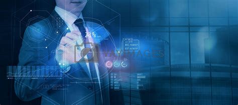 Abstract Data Arrays On A Virtual Panel By Conceptcafe Vectors And Illustrations Free Download