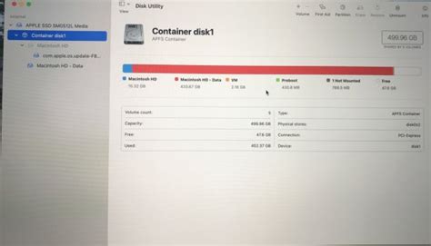 what should my partitions and volumes look like have 5 containers is