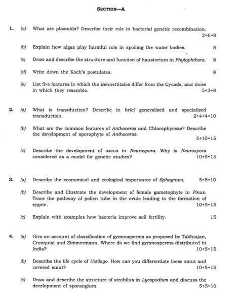 Download UPSC IFoS Main Exam Paper Botany I UPSC IAS EXAM PORTAL