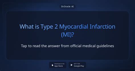 What Is Type 2 Myocardial Infarction Mi