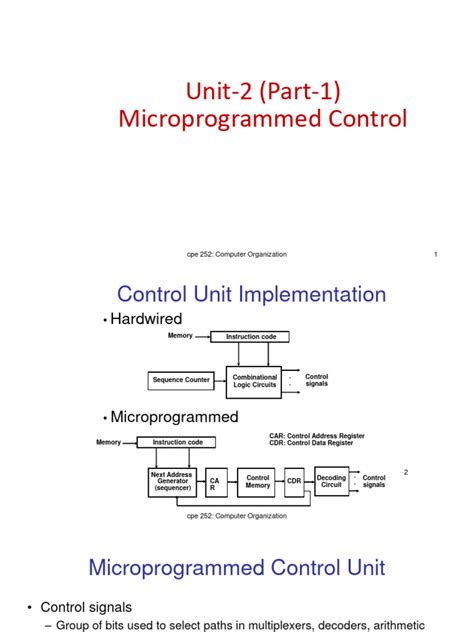 Coa Unit 2 Pdf Digital Electronics Integrated Circuit