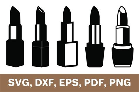 Lipstick Svg Lip Stick Svg Lipstick Dxf Cricut Silhouette The Best
