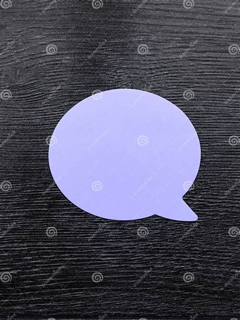 Color Paper In Shape Of Dialog Box With Important Message Infromation