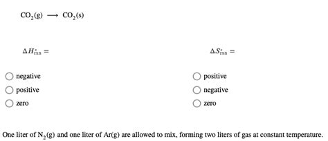 solved for the given processes determine if ahixn and asixn