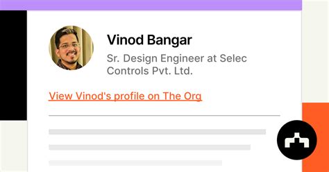Vinod Bangar Sr Design Engineer At Selec Controls Pvt Ltd The Org