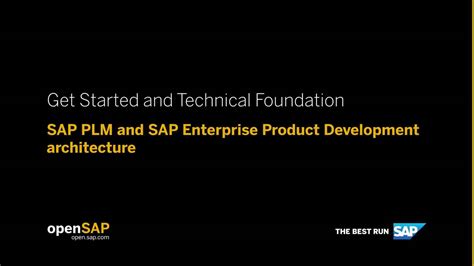 Unit 1 Sap Plm And Sap Enterprise Product Development Architecture