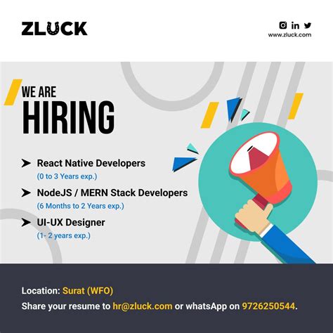 Hr Zluck Solutions On Linkedin Hiringalerts