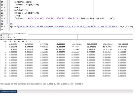 solution engineering matlab programming system of linear equations