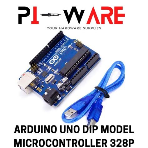 Jual Compatible Arduino Uno R3 Model Ic Dip Atmega 328p Microcontroller