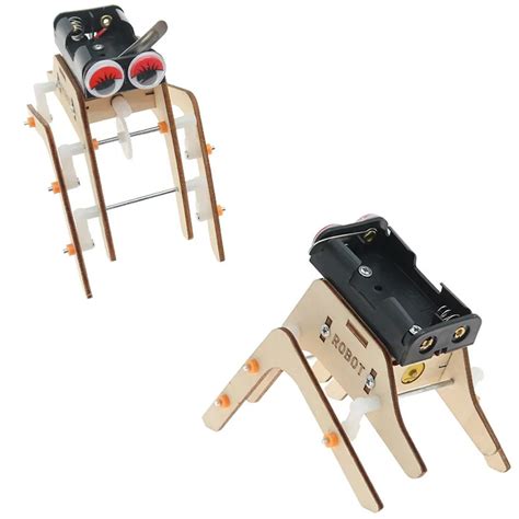 Walking Spider Robot Bionic Diy Assembly Model Science Technology