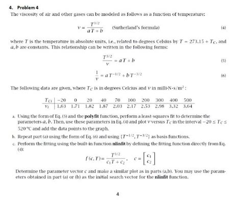 Solved Problem The Viscosity Of Air And Other Gases Can Chegg