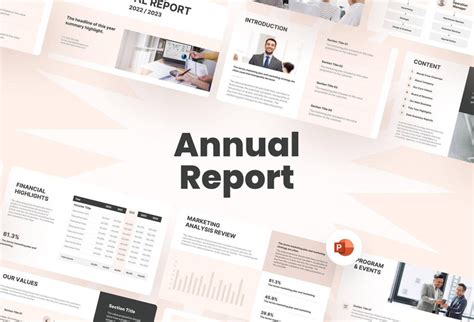 Annual Report Deck Infografolio